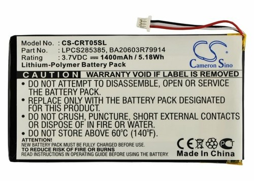 1400mAh Battery For Creative Zen Vision M 30GB,Zen Vision M (60GB),DVP ...