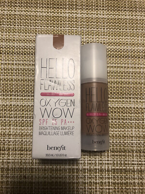 Benefit hello flawless oxygen hazelnut foudation 1oz 30ml | eBay