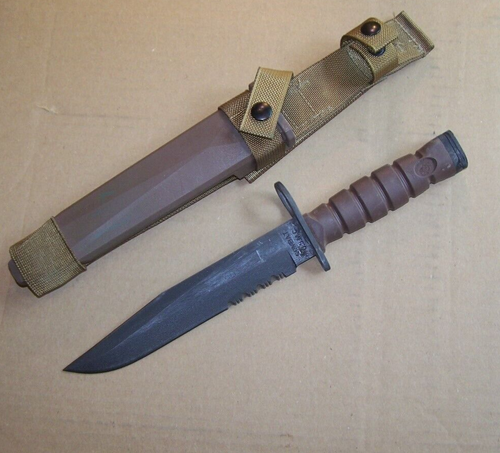 Vintage Knife OKC3S Genuine Issue Bayonet Marine Corps USMC & Scabbard ...
