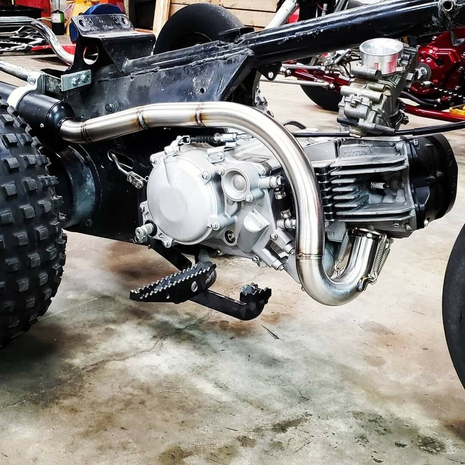 ATC 70 TRX 70 Big Bore Exhaust - Peyton Hall | eBay