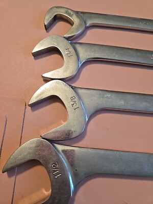VINTAGE Snap-On Wrench Set 4 PCs. 1 ½, 1 ⅜, 1¼ 1 ⅛ Collectors Set | eBay