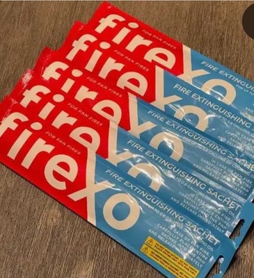 Firexo Fire Extinguishing Sachets for grease Fires /5 PACK / BEST DEAL ...