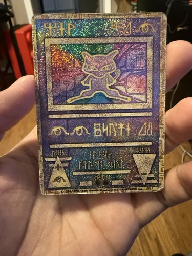 Ancient Mew I " NINTEDO " Error Movie Promo Pokemon Card 1999 Japanese ...