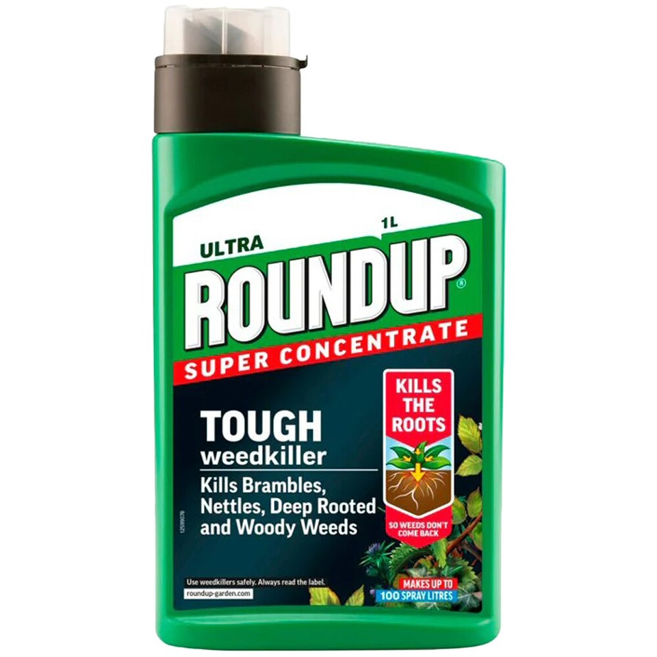 Roundup Ultra Tough Weedkiller Concentrate Liquid Super Nettles killer ...
