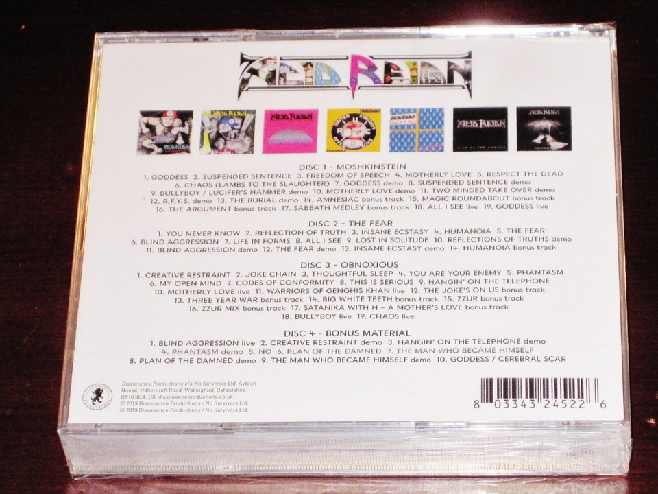 Acid Reign: Anthology 1987-2017 - Moshkinstein, Fear, Obnoxious 4 CD ...