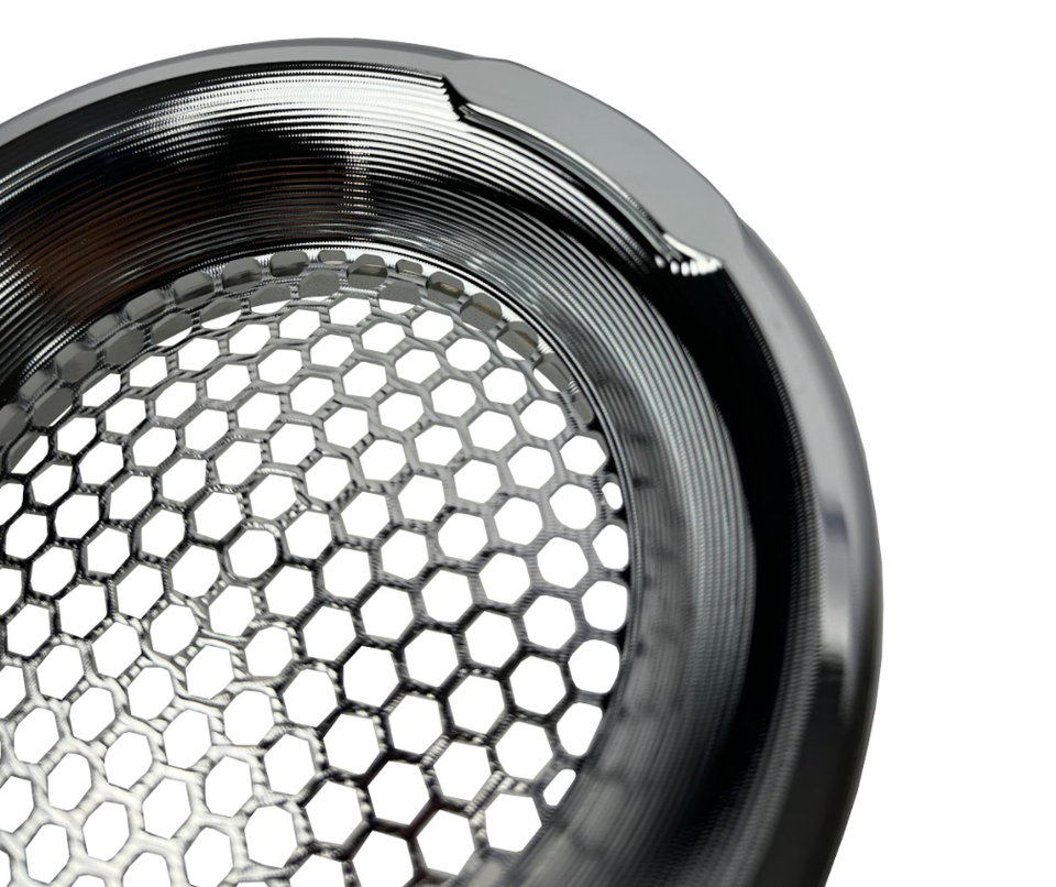 Polished Billet 4" Inch Turbo Inlet Guard Velocity Stack Bellmouth ...