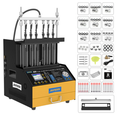 AUTOOL CT500 GDI EFI FSI Fuel Injector Cleaner Tester Ultrasonic ...