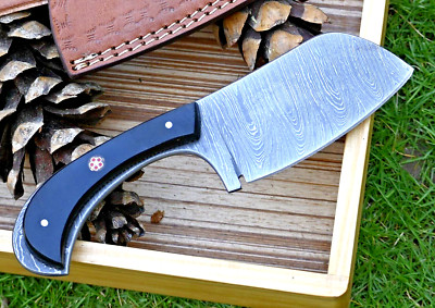 CUSTOM MADE HAND FORGED DAMASCUS STEEL CLEAVER MEAT CHOPPER BUTCHER ...
