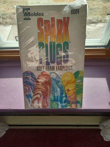 Moldex 6604 SparkPlugs Uncorded Soft Foam Ear Plugs (200 Pair / 1 Box ...