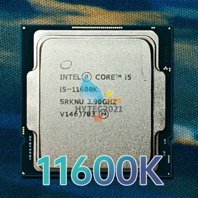 Intel Core i5-11600K SRKNU 3.9GHz 6Cores 125W LGA1200 CPU Processor i5 ...