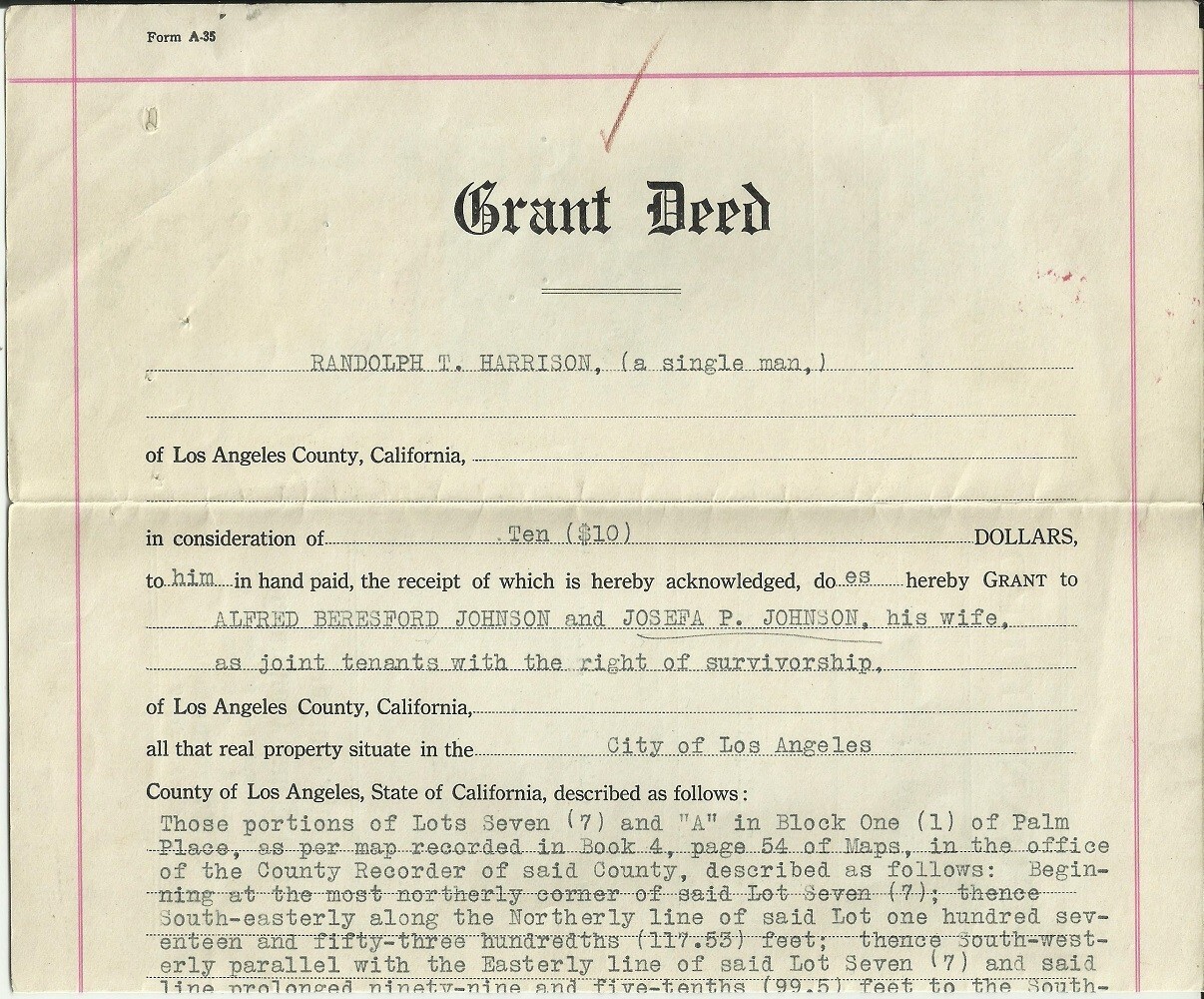 USA Revenues: 1916 Grant Deed with Documentary Stamps | eBay