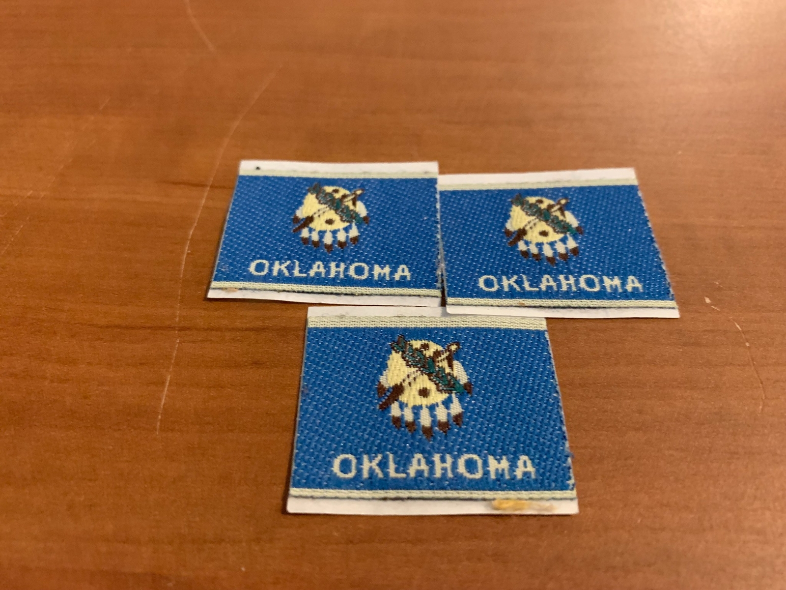 Three (3) Vintage Oklahoma Sticker Patches | eBay