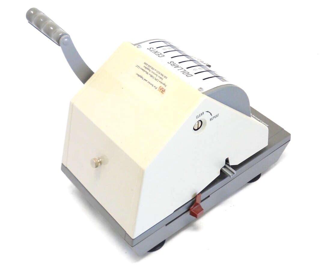 PAYMASTER 9000-8 MONEY ORDER CHECK WRITER MACHINE | eBay