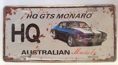 HQ GTS Monaro HQ Australian Muscle Car License Plate | eBay Australia