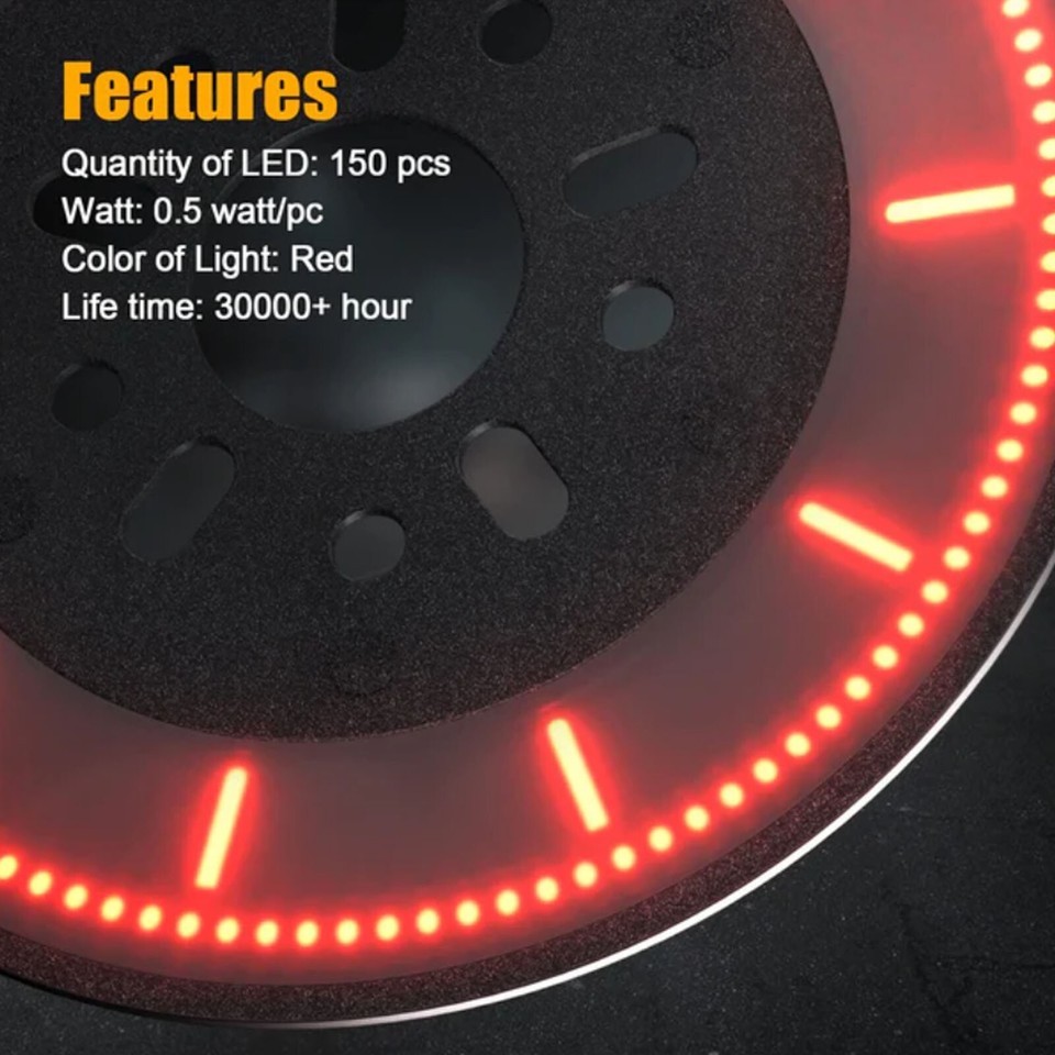 LED Spare Tire Brake Light & Turn Signal T-Lighting For Jeep Wrangler ...