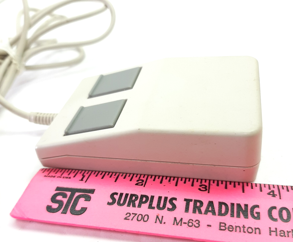 Vintage Logitech M8-82-9F Serial Mouse Two Button NOS E1C | eBay