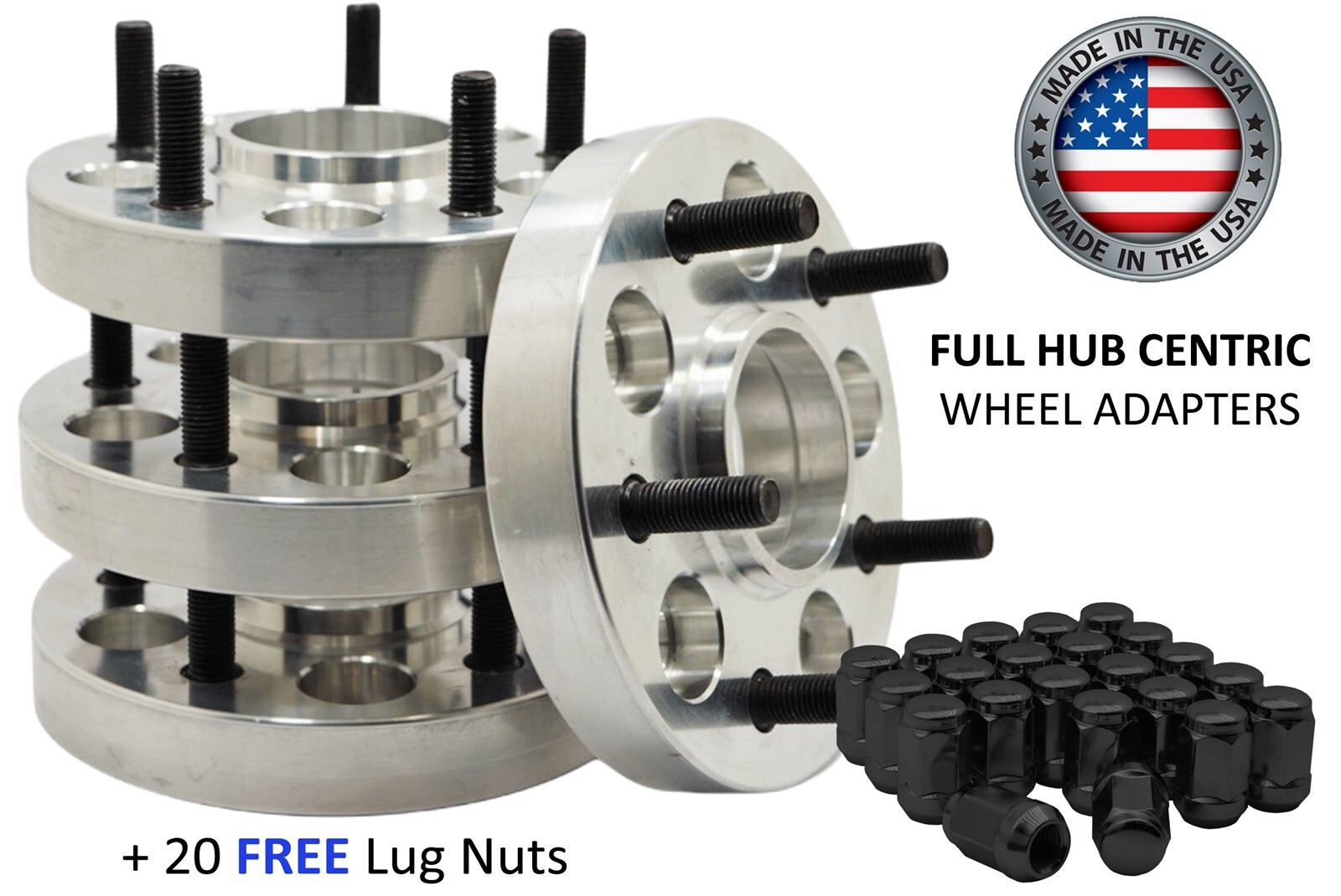 4 Pc Ford Maverick 5x108 To 5x120 Hub Centric Conversion Adapters 1.5 ...