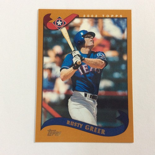 2002 Topps #468 Rusty Greer Texas Rangers | eBay
