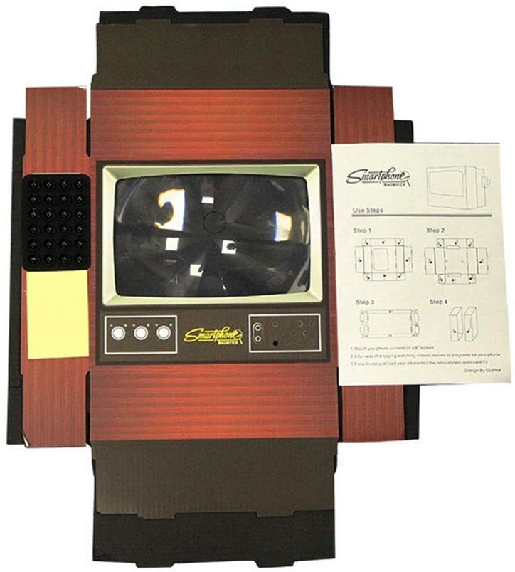 DIY Enlarger Amplifier Magnifier Retro TV appearance Amplifier Phone ...