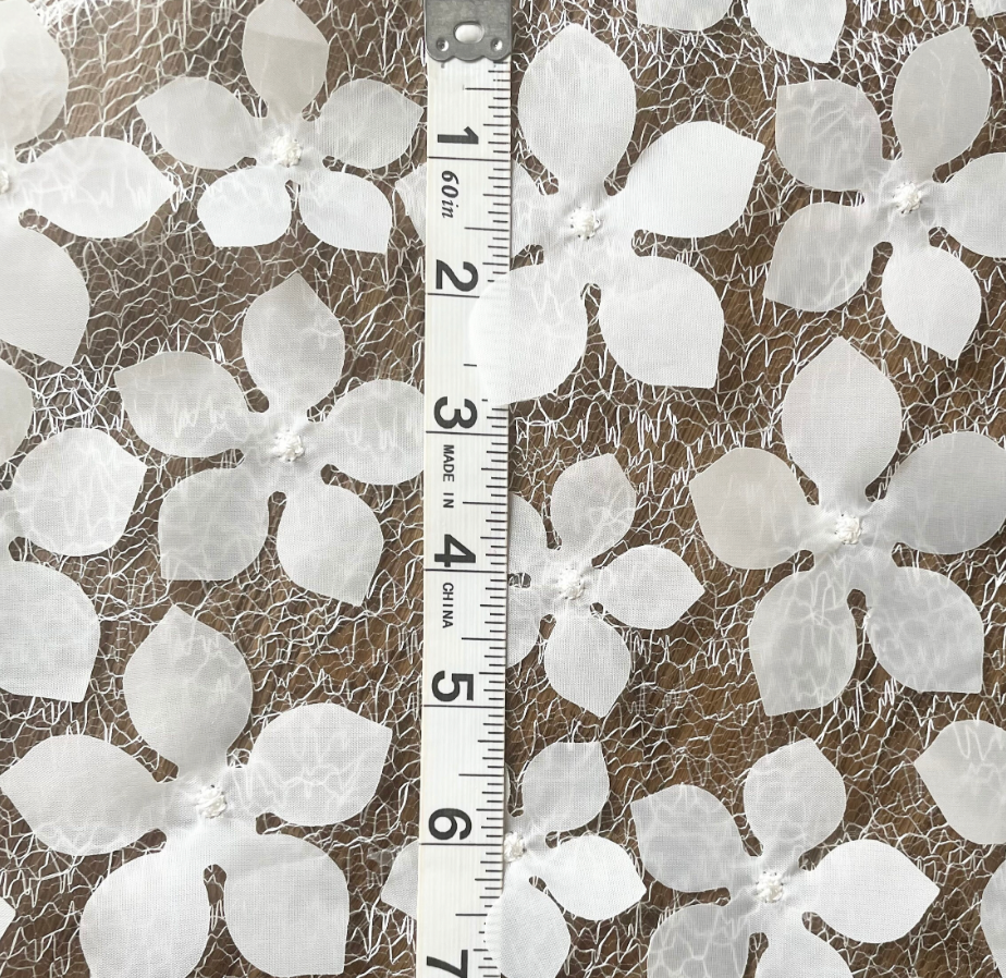 Fabric Bulk, Lace Fabric, 3d Flower Lace Fabric , Wedding Dress Fabric ...