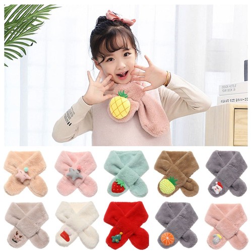 Warm Collar Thickening Neckerchief Toddler Scarf Children Shawls Kid's ...