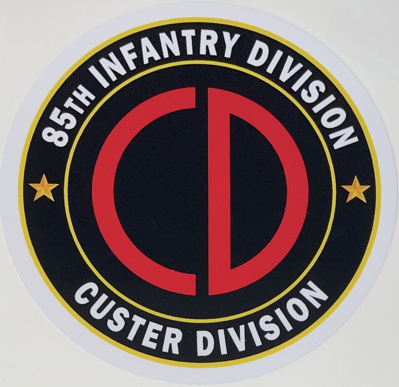 US Army 85th Infantry Division "Custer Division" Sticker Waterproof New ...