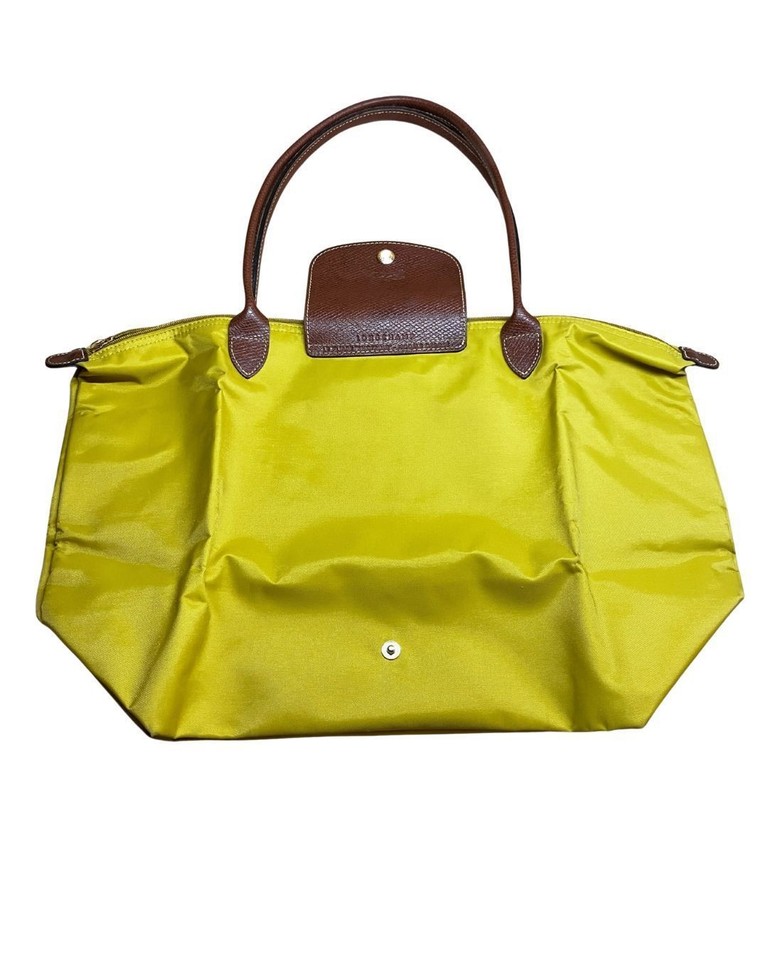 Longchamp Shoulder Tote Bag Yellow A4 L Le Pliage 02a | eBay