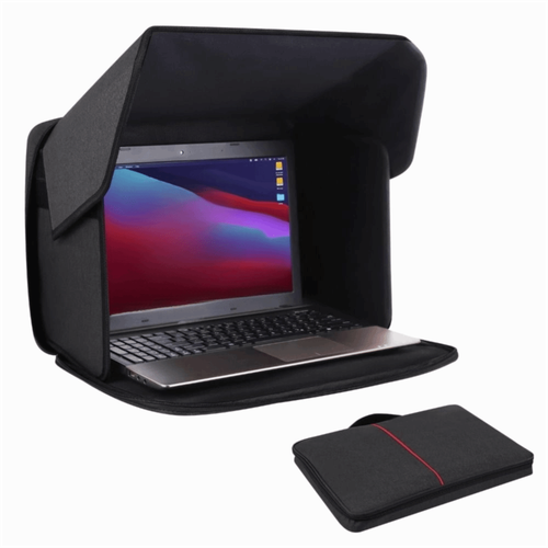 Portable Laptop Sun Glare Shield Foldable Privacy Screen Hood Working ...