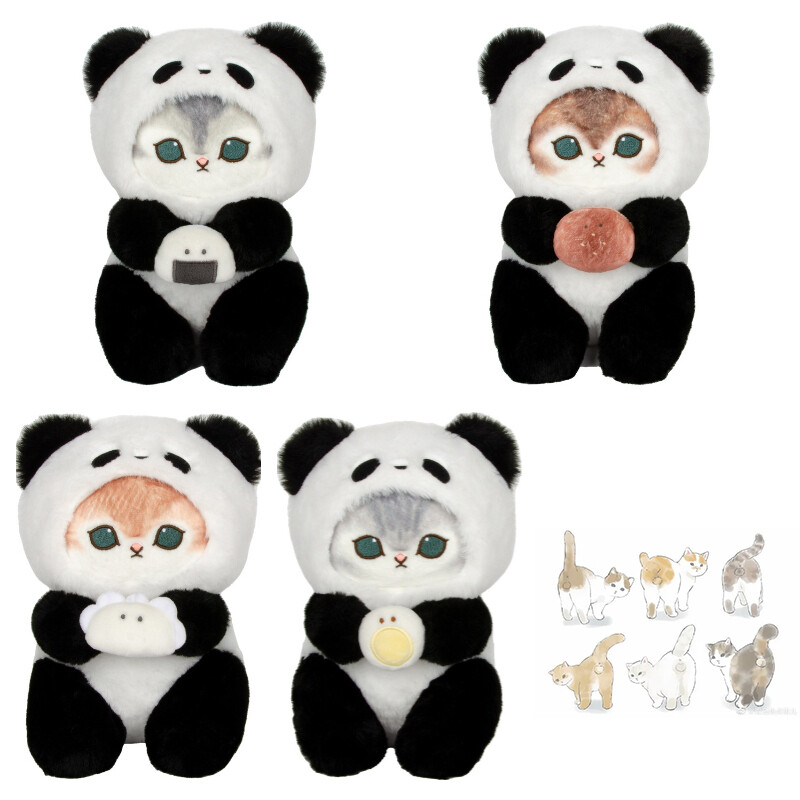 Mofusand Panda Cat Plush Toy Doll Bedtime Girl Kid Decoration Companion ...