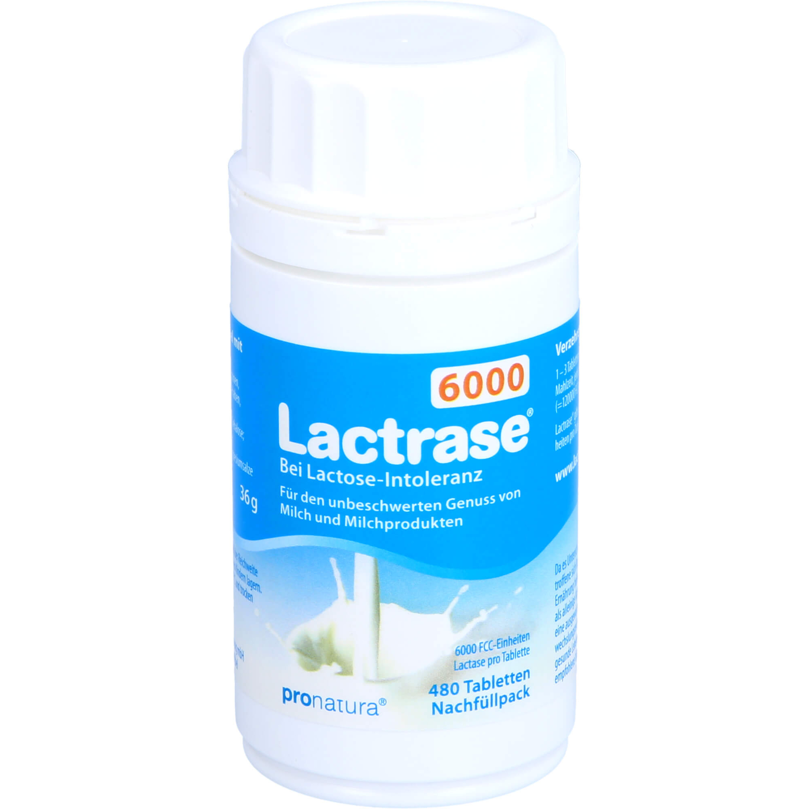 Lactrase 6000 bei Lactose-Intoleranz..., 480 St. Tabletten 12412794 ...
