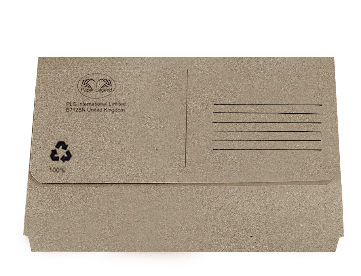 60 x A4 Kraft Paper Document Wallets Foolscap Folders 250gsm Paperwork ...