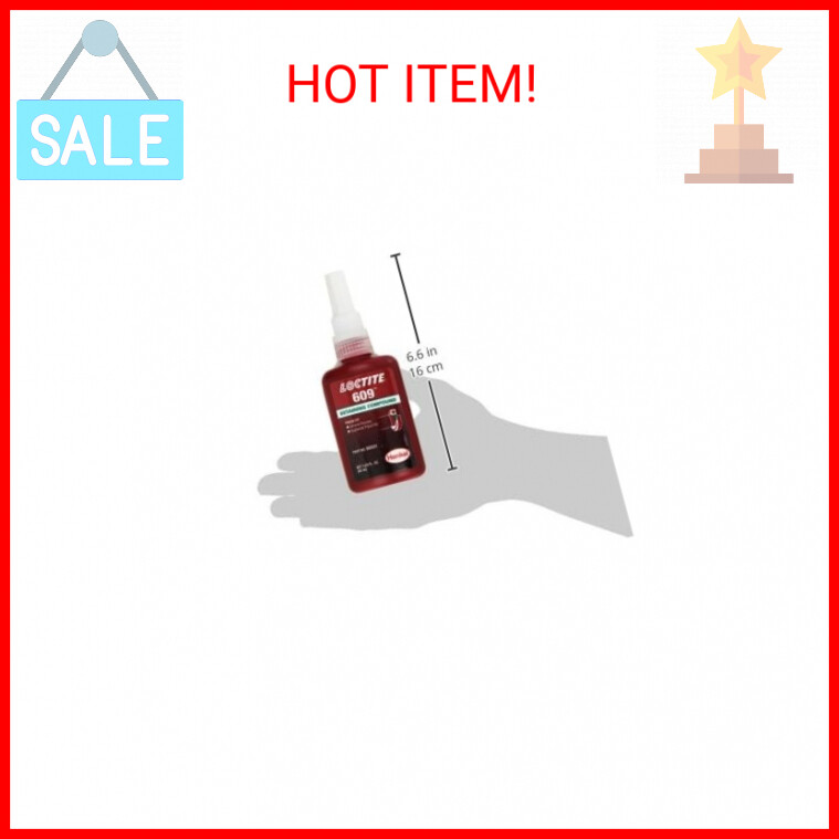 Loctite 609 442-60931 50ml Retaining Compound, General Purpose, Green ...