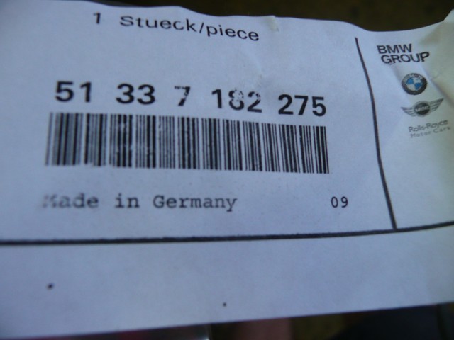 Genuine BMW F10 F11 Exterior Channel Cover Window Trim Front Left for ...