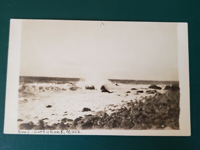 Surf, Cuttyhunk Island Cuttyhunk, Mass. 1907 Postcard Good Condition ...