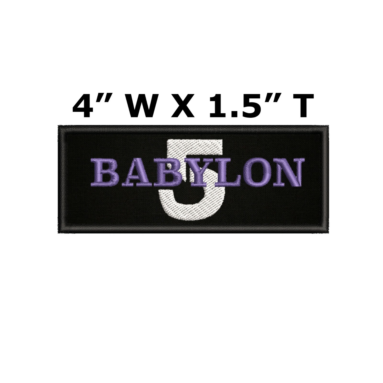 Babylon 5 Patch Embroidered Iron-On Applique Costume TV Series Sci-Fi ...