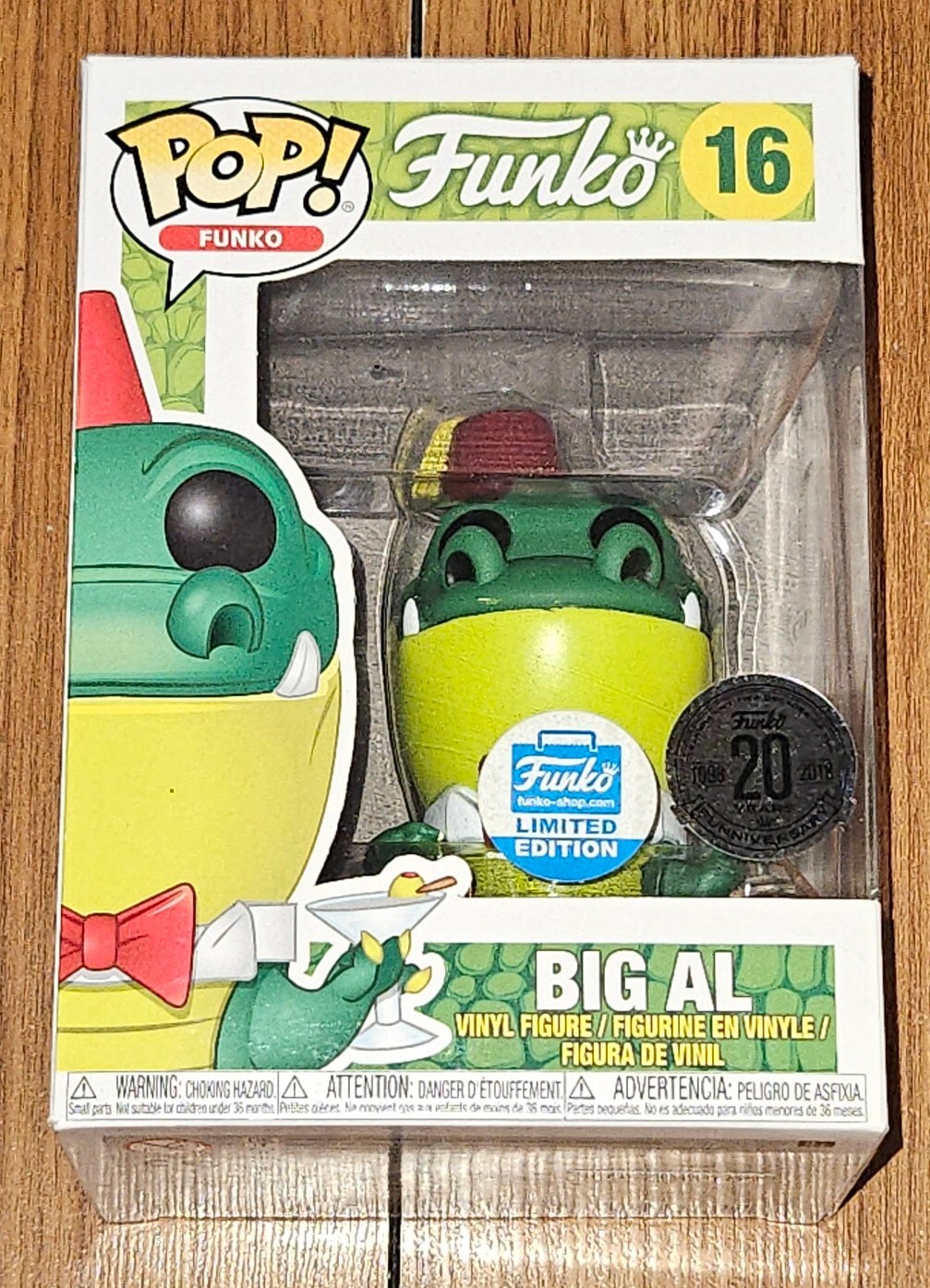 Funko Pop #16 Big Al Spastik Plastik 20 Years Funniversary Funko-Shop ...
