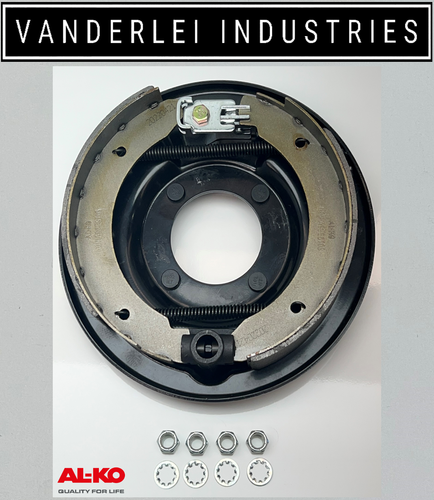 Genuine AL-KO 9" Mechanical Drum Brake Assembly ~ Right Hand ~ alko ...