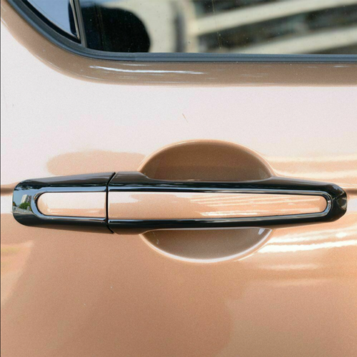 Black ABS Side Door Handle Trim For Land Rover Discovery 5 LR5 2017 ...