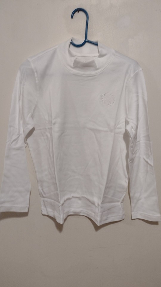 Blair Women Mock Neck Long Sleeve Shirt Top Embroidered Crest HEATH ...