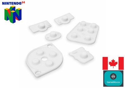 N64 Controller Button Pads! New Replacement Silicone Rubber Repair ...