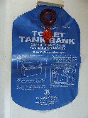 Water Saving $ Niagara Conservation Toilet Tank Bank | eBay