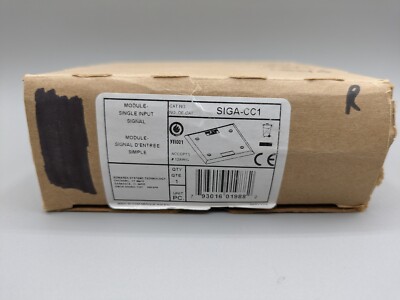 NEW EST Edwards SIGA-CC1 Fire Alarm Single Input Signal Module ...