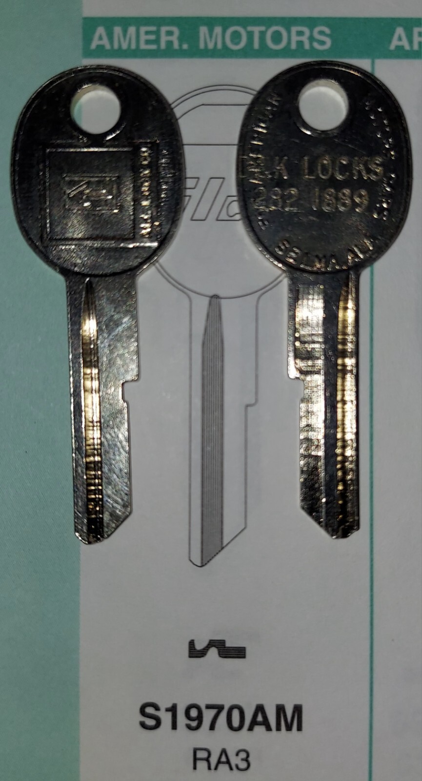 AMC Jeep S1970AM, RA3, OBR11, Vintage Key Blank | eBay