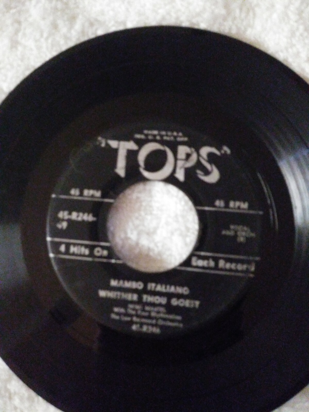4 Hits Each Record Mimi Martel-Mambo Italiano/The Four Rhythmaires 45 ...