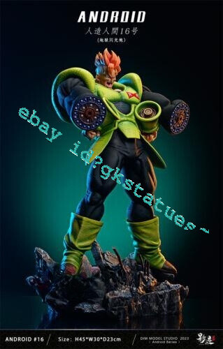 DIM Model Dragon Ball ANDROID #16 Resin Model Painted Statue Pre-order Led Light | eBay