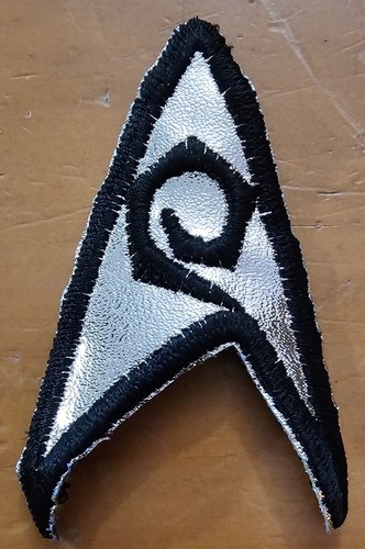 Vintage Star Trek Classic TV Series Engineering Embroidered Foil Logo ...