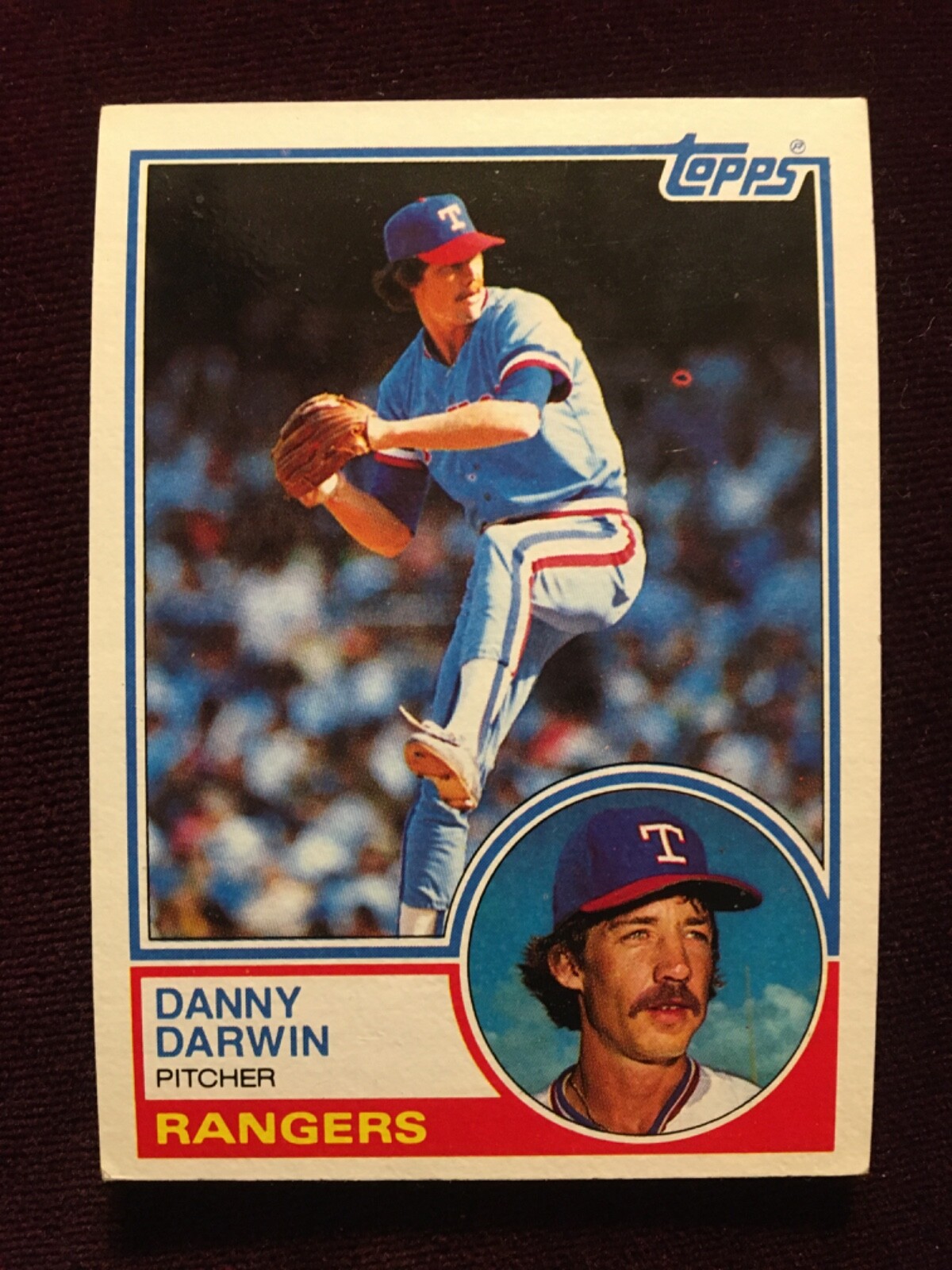 1983 Topps #609 Rangers Danny Darwin Baseball Card | eBay