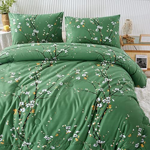 Bedding Set for Girls Tree Branches Print Comforter Sets Farmhouse Twin ...