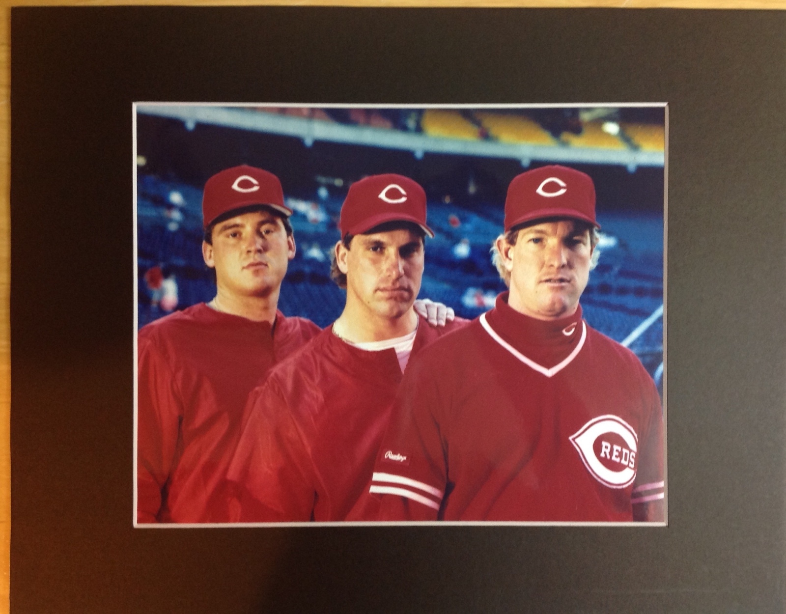 Nasty Boys Cincinnati Reds 1990 WS Champ Matted 8x10 photo Dibble Myers ...