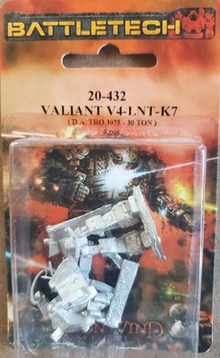 BattleTech Miniatures 20-432 Valiant V4-LNT-K7 (*See Per Order Flat ...